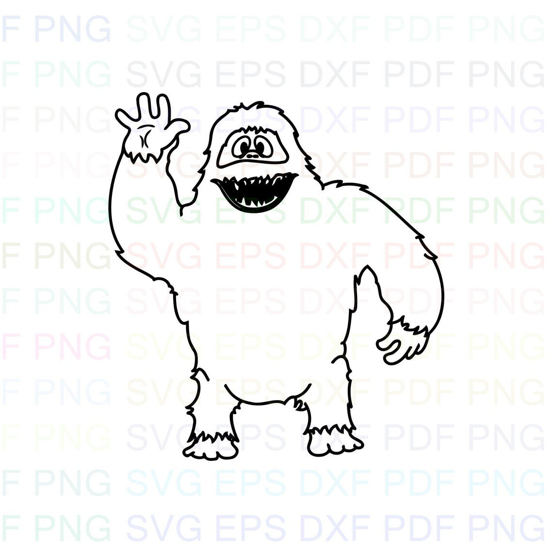 Bumble From Rudolph Coloring Pages