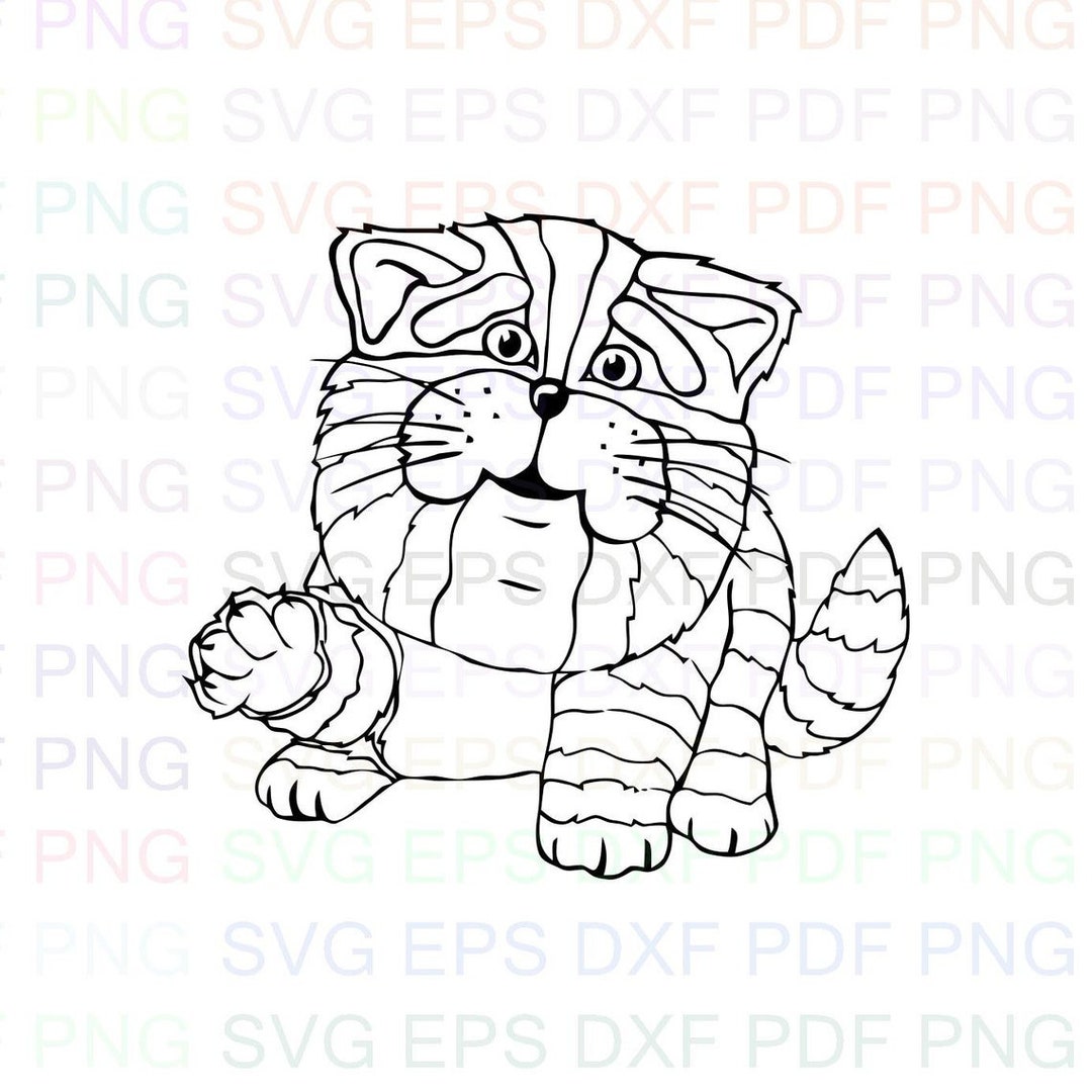 Bagpuss Svg Dxf Eps Pdf Png Cricut Cutting File Vector - Etsy