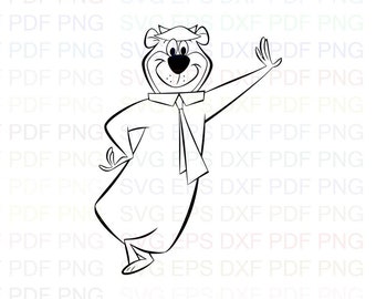 Vector Yogi Bear - Etsy
