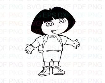 Dora and Friends Svg - Etsy