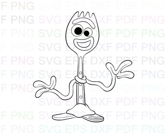 Forky Clipart - Etsy