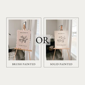 Acrylic Flavor Sign Painted Flavor Sign Acrylic Wedding Decor Flavor ...