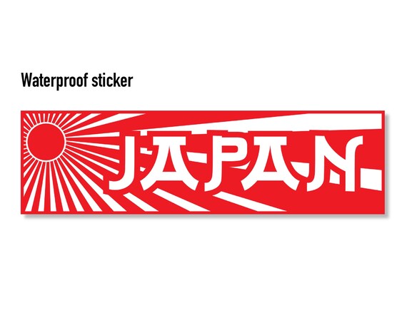 Japan Slap Sticker Bumper Stickers Waterproof - Etsy