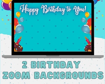 Zoom Party Background - Etsy