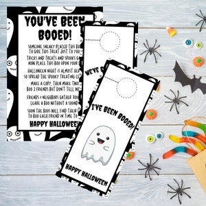 You've Been Booed Printable, Boo Basket Printable, Halloween Lover Gift ...