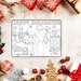 Holiday Coloring Placemats, Holiday Activity Sheet, Printable Party ...