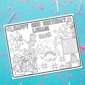 Dinosaur Party Printables, Dinosaur Party Supplies, Custom Birthday ...