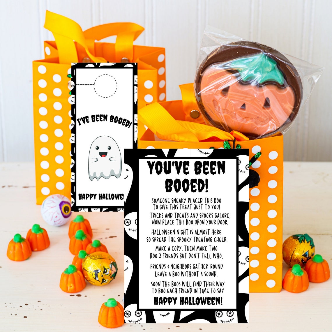 You've Been Booed Printable Boo Basket Printable | Etsy