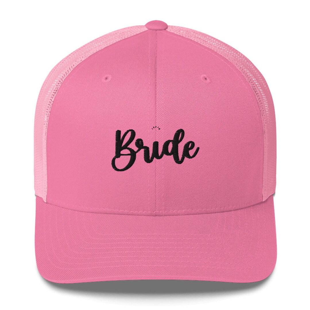 Wedding Hat for Bride, Bride Wedding Trucker Hat for Wedding Prep, New ...