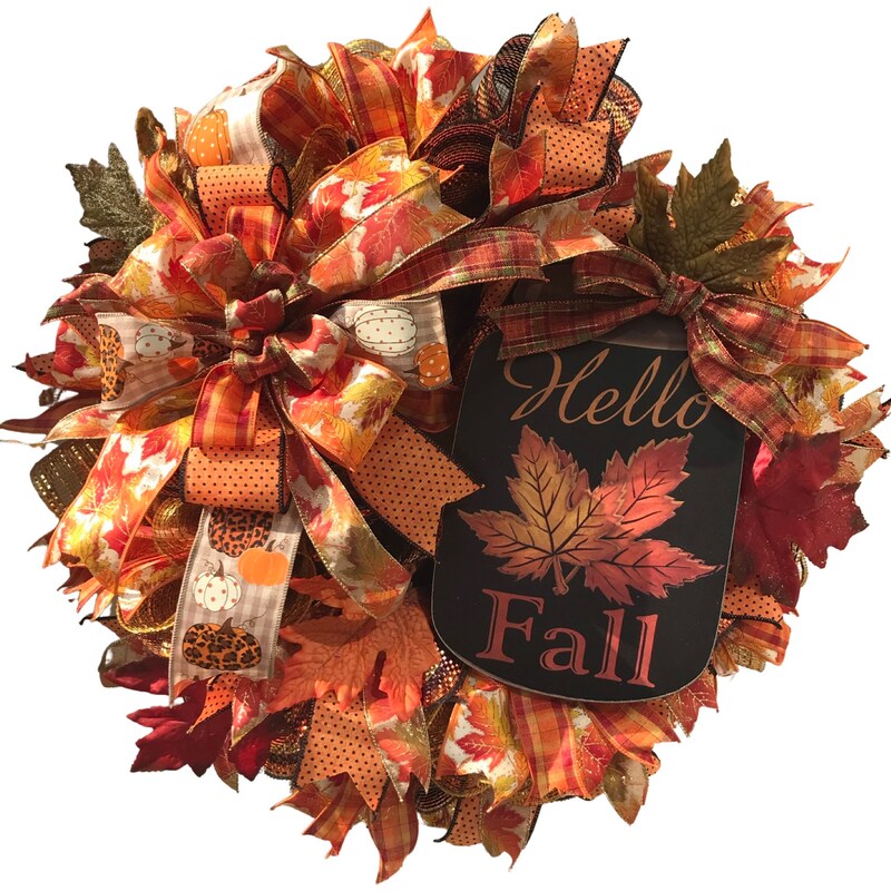 Fall Wreath Signs - Etsy