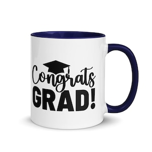 Graduation Mug With Color Inside for Graduate, Congratulation Grad ...