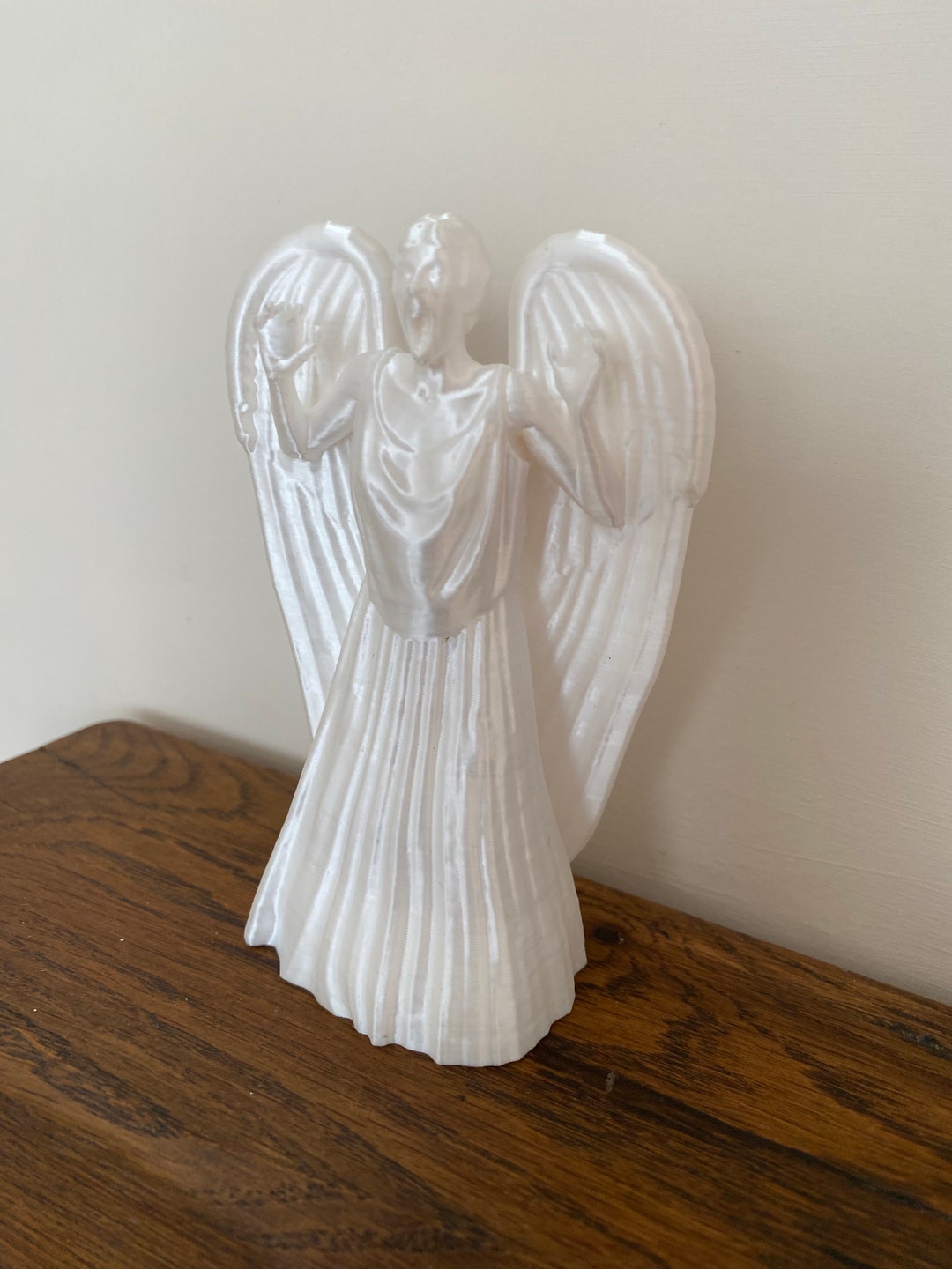 Dr Who Weeping Angel Tree Topper 3D Printed Scare Pose or Hands Over ...