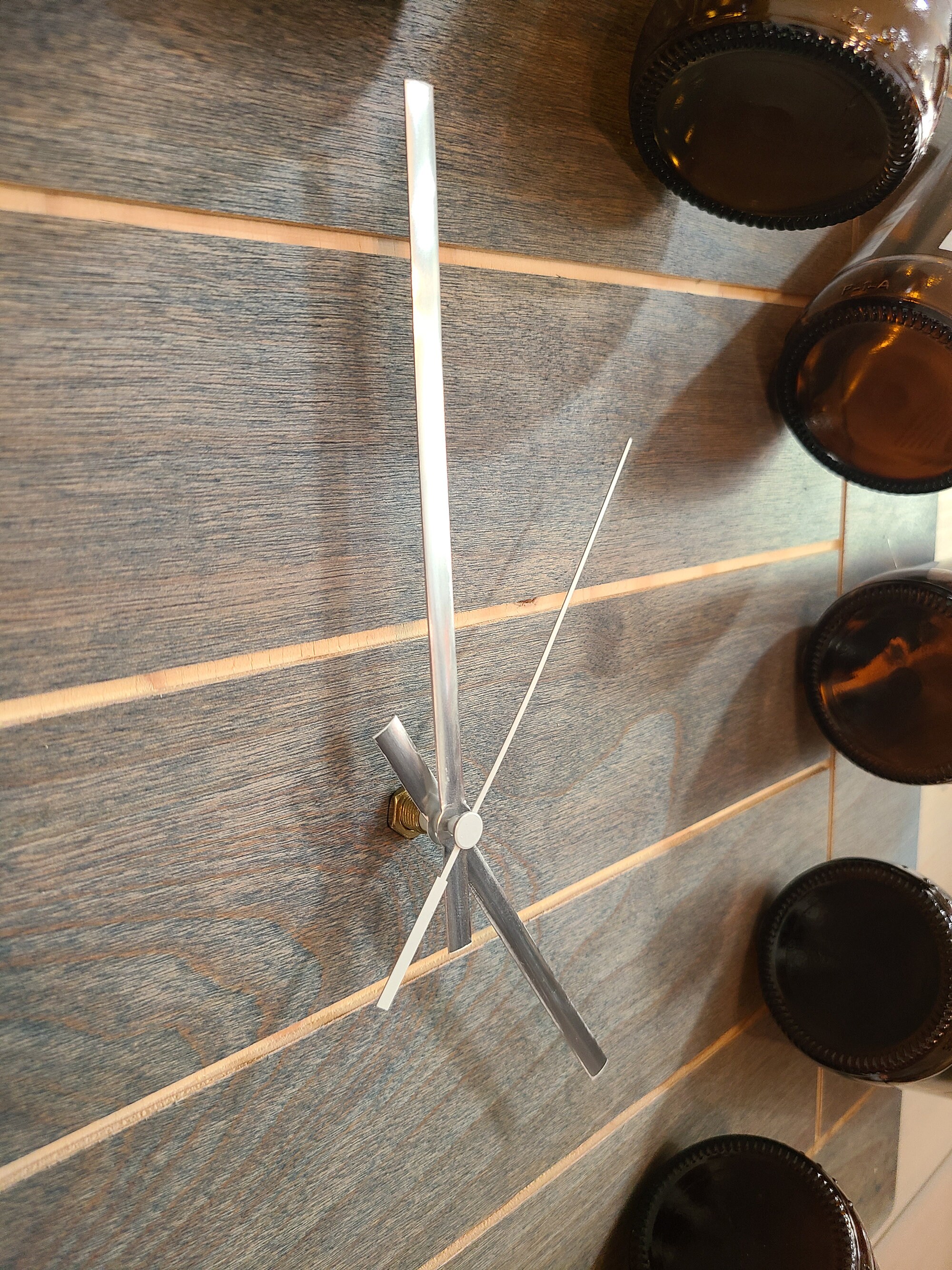 Personalized Beer Bottle Clock. Bottle Clock KIT. Man Cave - Etsy