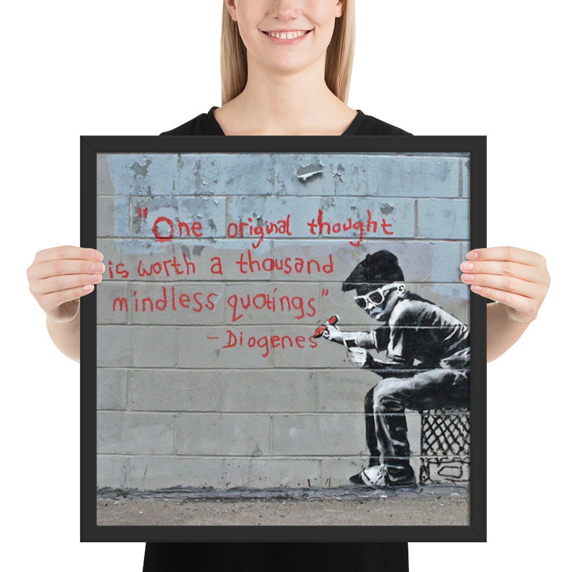 Banksy Digital Download Banksy Quote Wall Art One | Etsy