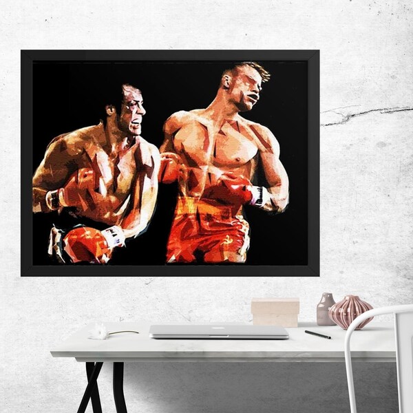 Rocky 4 Framed Poster - Etsy