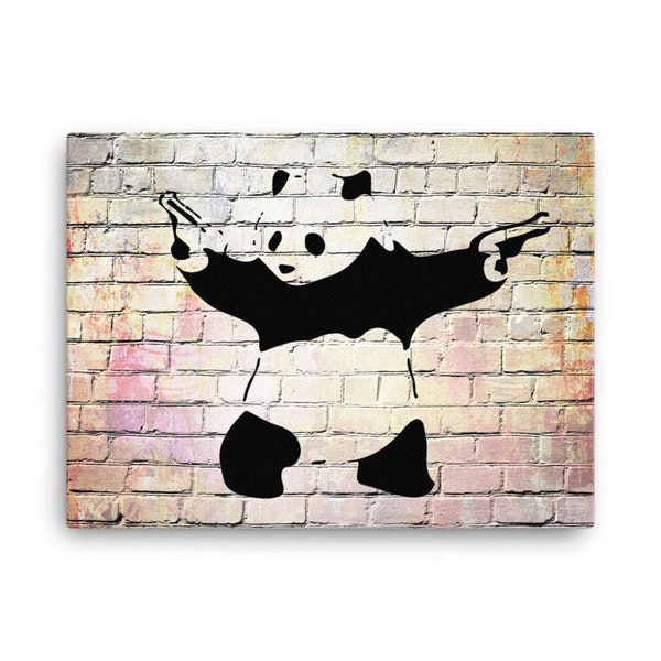 Banksy Panda - Etsy