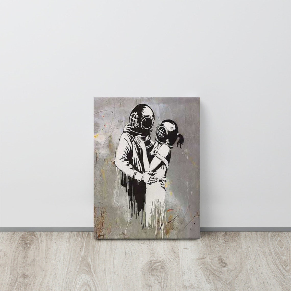 Banksy Think Tank Blur Álbum Cover Canvas Print Banksy Diver - Etsy España