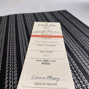 The Shining Bookmark, Stephen King Horror Bookmarks, Overlook Hotel ...