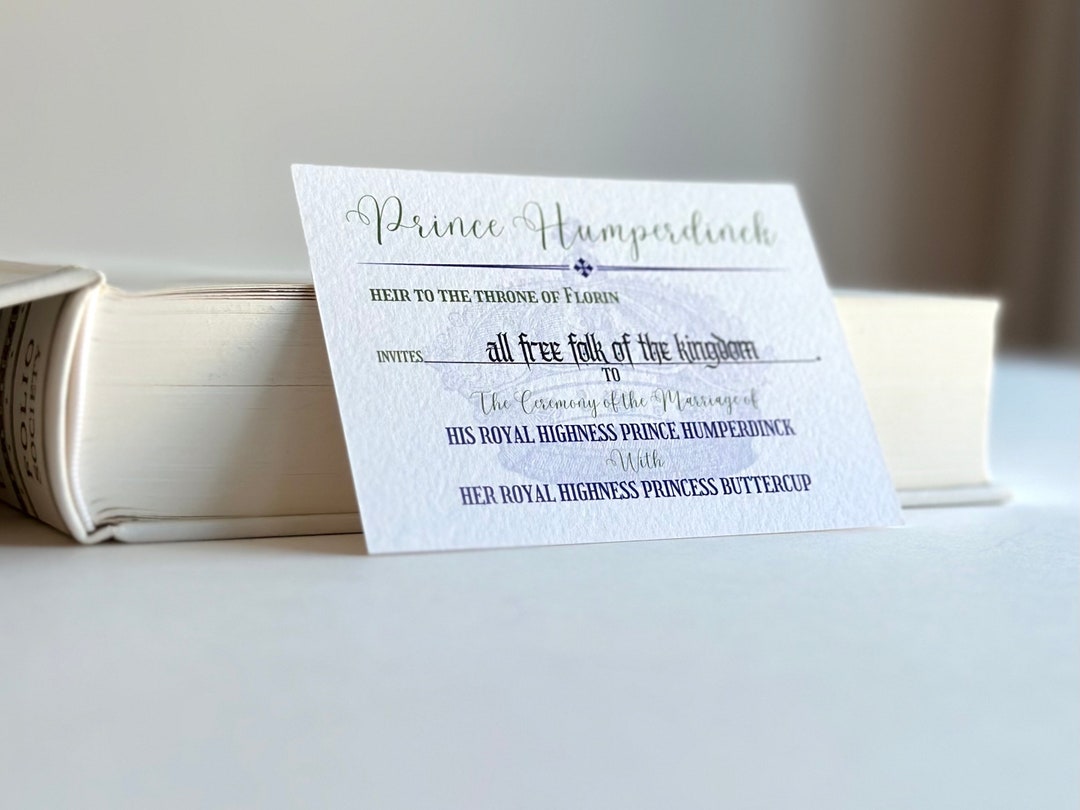 The Princess Bride Fantasy Bookmark, Page Holder, Placeholder - Etsy