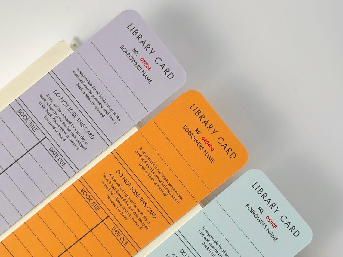 Personalized Kids Library Bookmarks, Bookmark for Children and Young ...