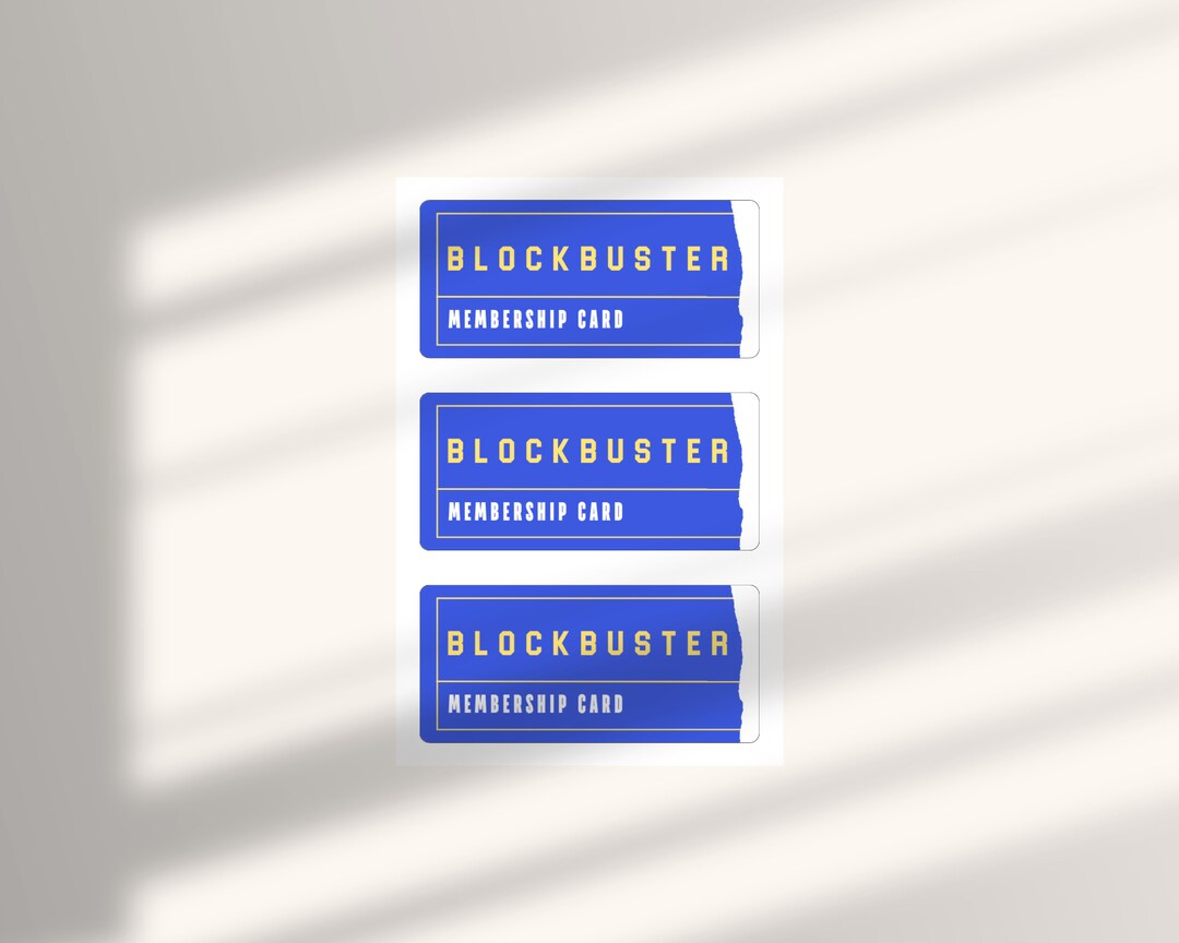 Blockbuster Quirky Sticker for Laptop, Phone or Bottle, 90s Nostalgia ...