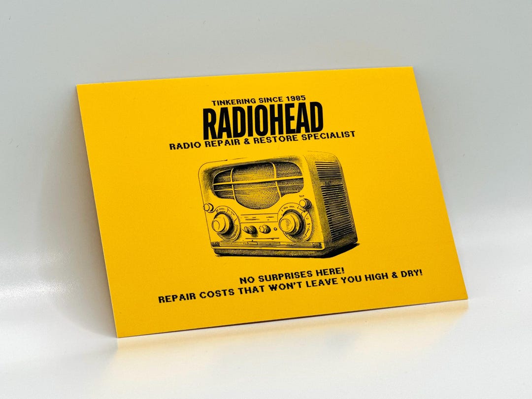 Radiohead Reimagined: Luxury Business Card Designs for Music Fans ...