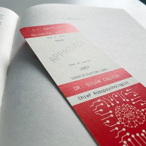 I, Robot Bookmark – Dr. Susan Calvin ID Card - Etsy