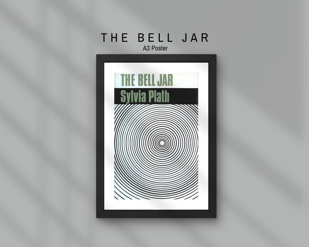 The Bell Jar A3 Poster – Original Book Cover Art - Etsy