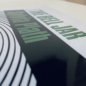 The Bell Jar Vintage Book Cover Poster, Sylvia Plath Literary Posters ...