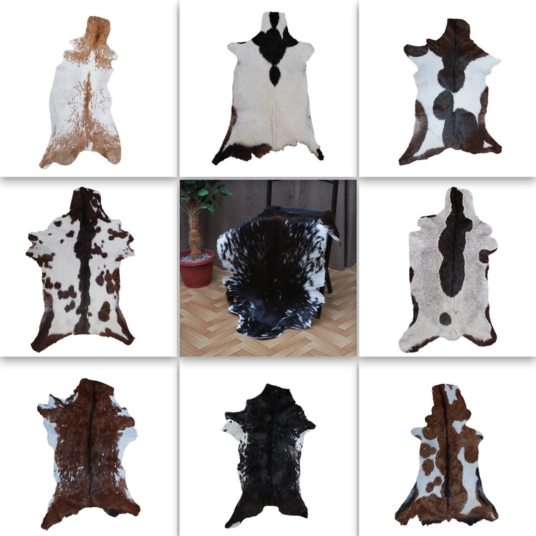 Goat Hide Floor Rugs Animal Skin Rug Genuine Goatskin Rug Home Decor ...