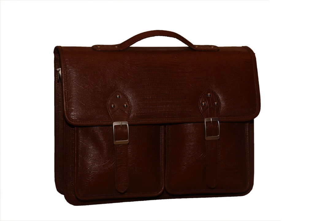 Classic Leather Handheld Tech, Laptop Bag Professionalism Meets ...