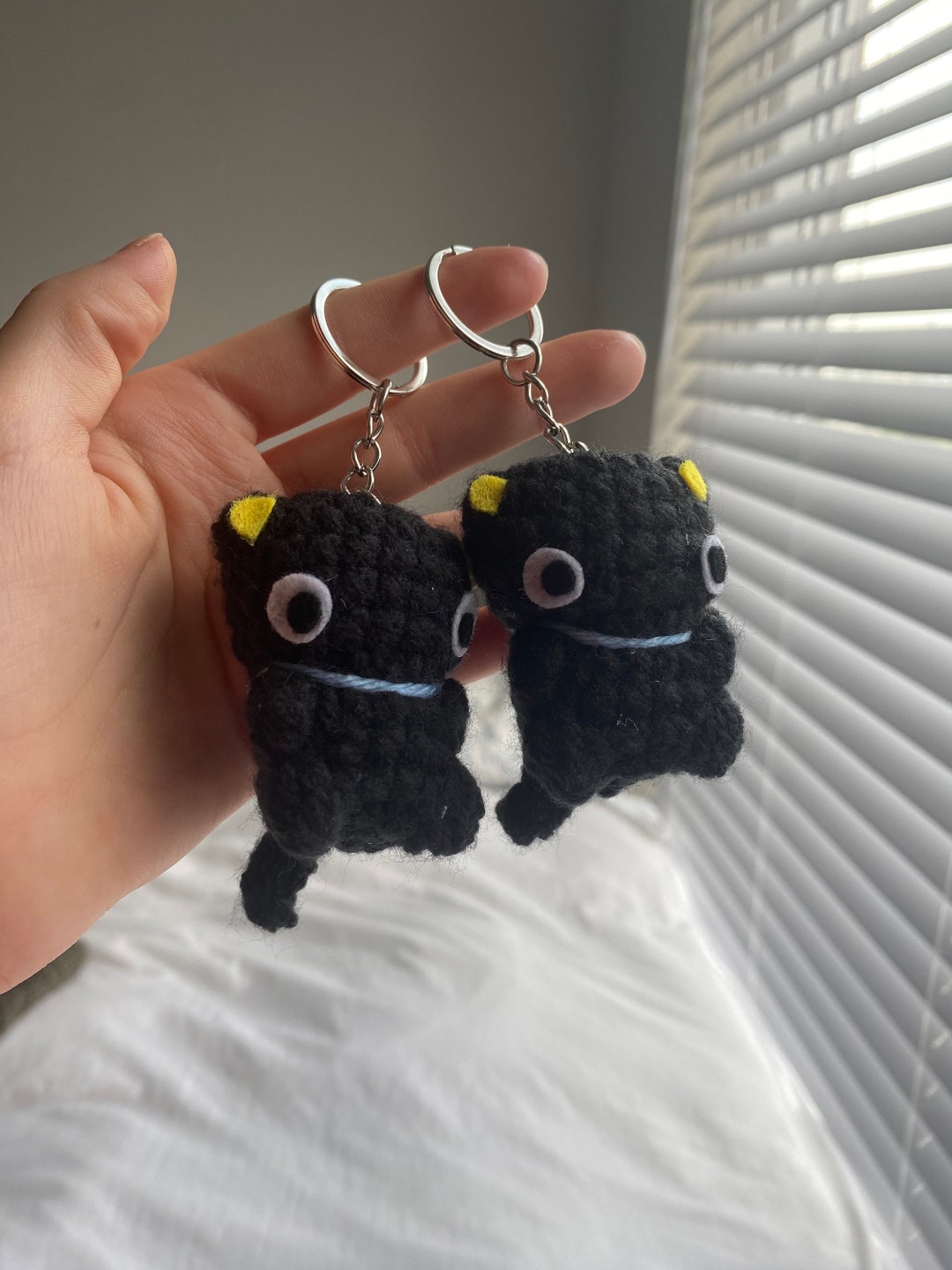 Chococat Keychains Crochet Sanrio Keychains - Etsy