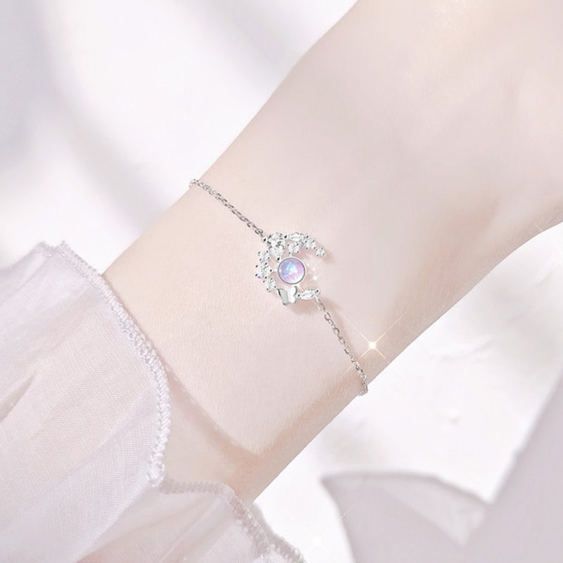 Moon Star Bracelet - Etsy