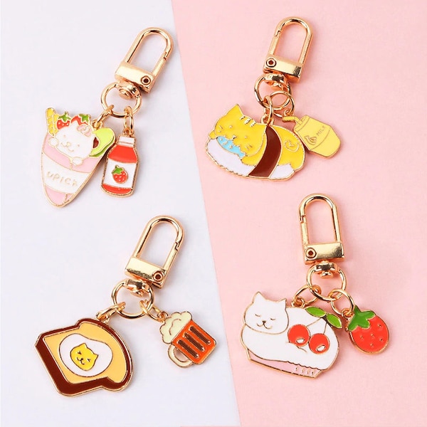 Food Keychain - Etsy