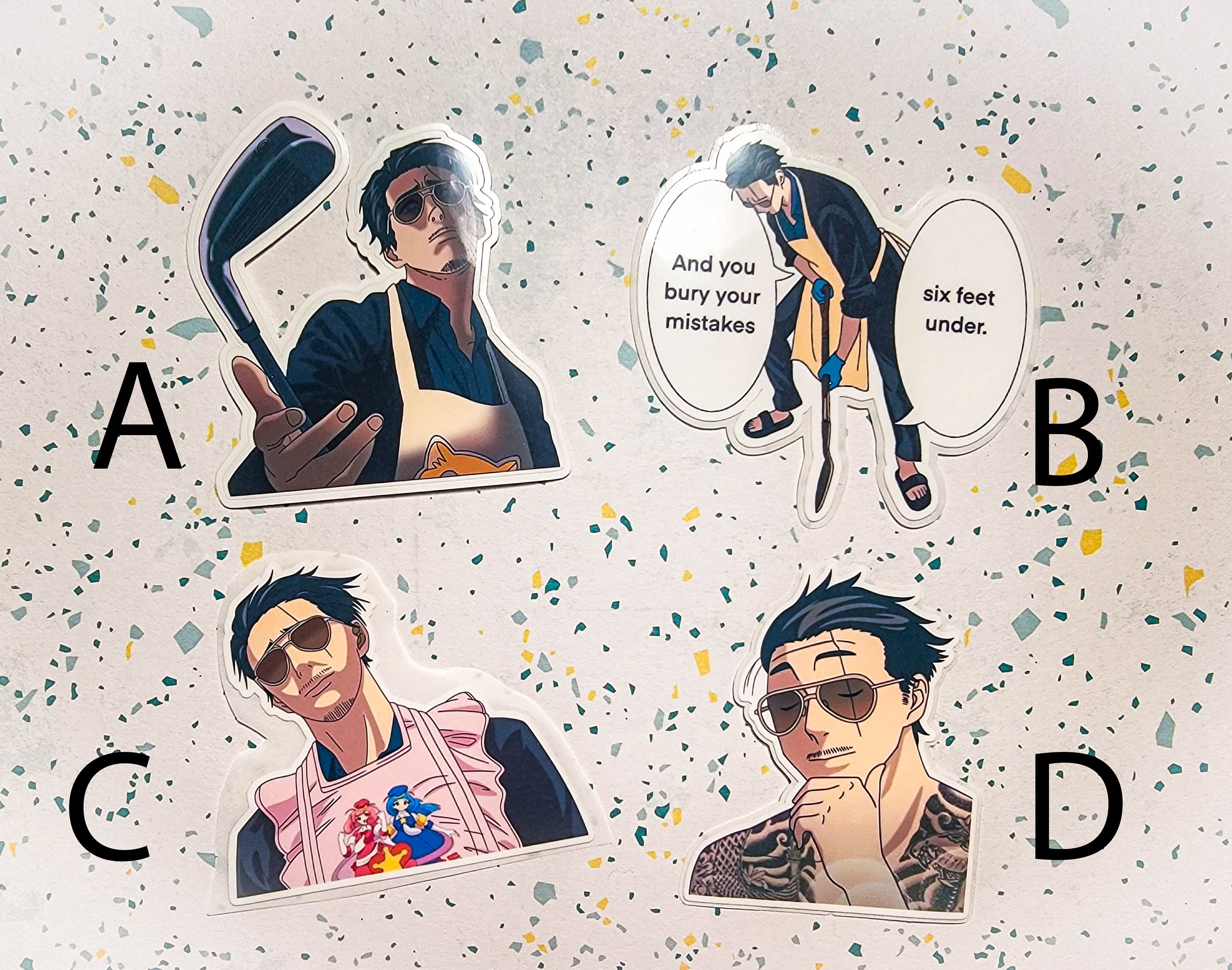 Tatsu Vinyl Sticker Set-the Way of the Househusband - Etsy