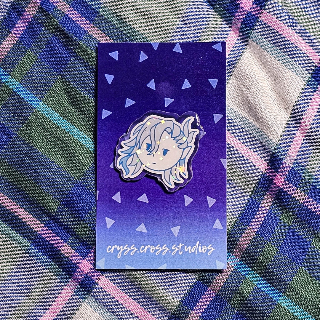 Neuvillette Genshin Impact Doodle Handmade Pin - Etsy