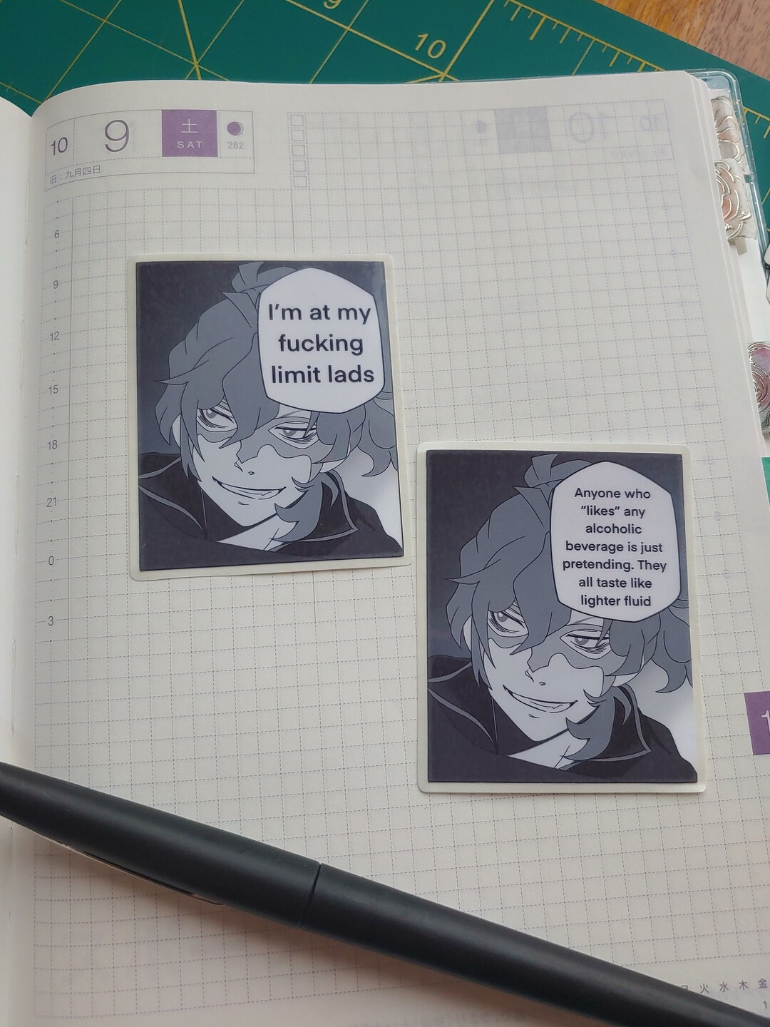 Edgy Delusion Diluc Manga Sticker Genshin Impact - Etsy Australia