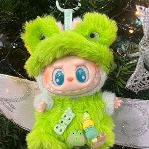 Labubu Frog 2 Piece Outfit Set Have a Seat Macaron Fashion Trend - Etsy