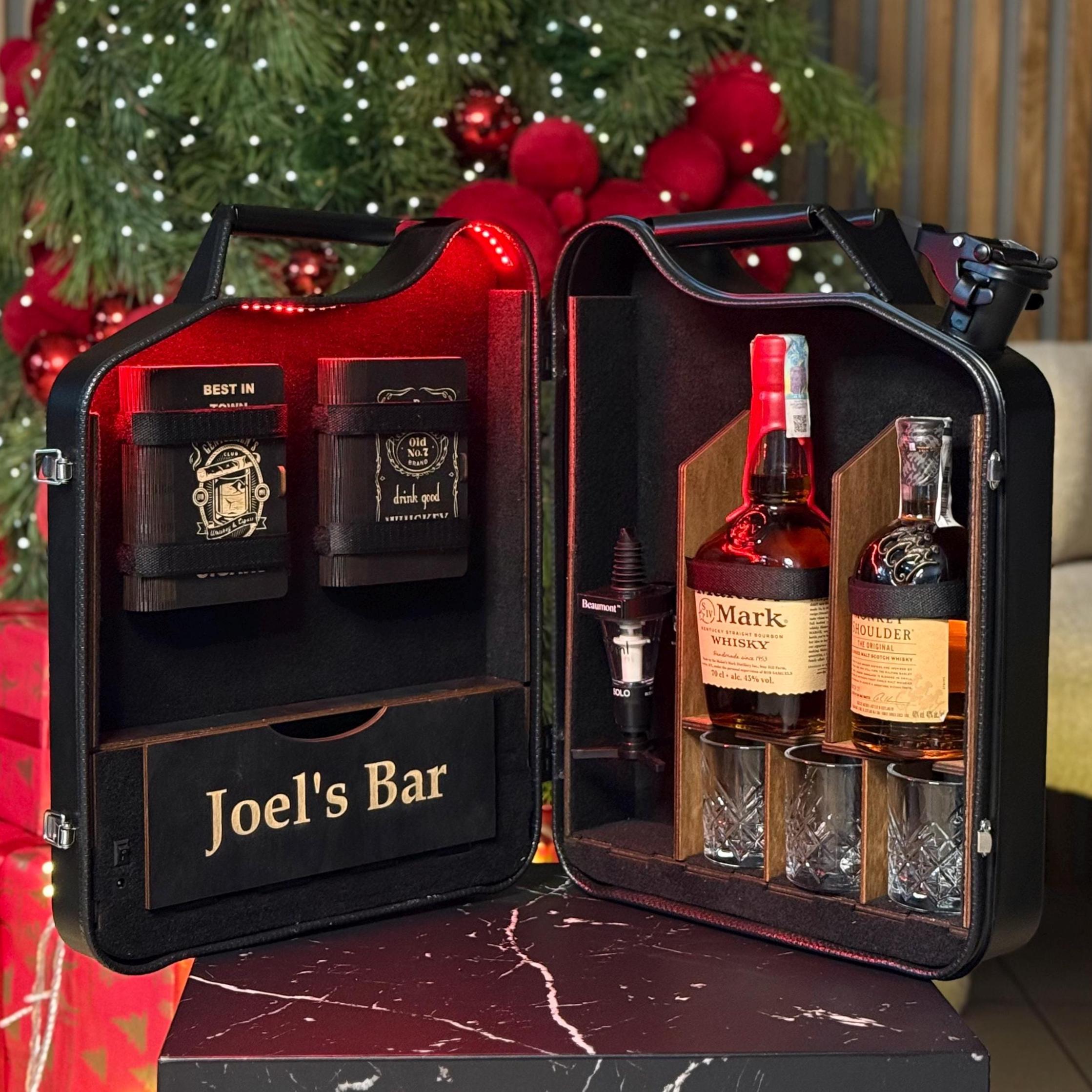 Fuel Can Whiskey Mini Bar With Dispenser, Personalized Gift for Him - Etsy