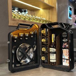 Minibar for Home or for a Hike or Trip. A Great Gift Not Only for a Man ...