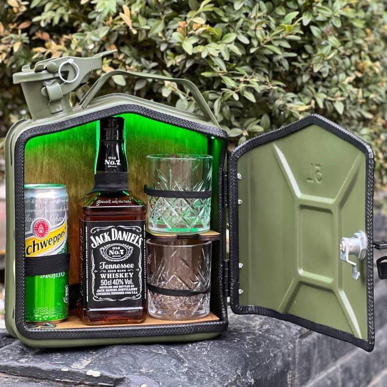 Custom Jerry Can Mini Bar, Unique Gift for Dad - Etsy