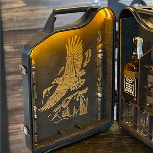 20 L American Whiskey Set in Jerry Can Mini Bar Jerry Can - Etsy