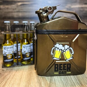 5 L Jerry Can Mini Bar for Beer, With Wooden Beer Carrie, Canister ...