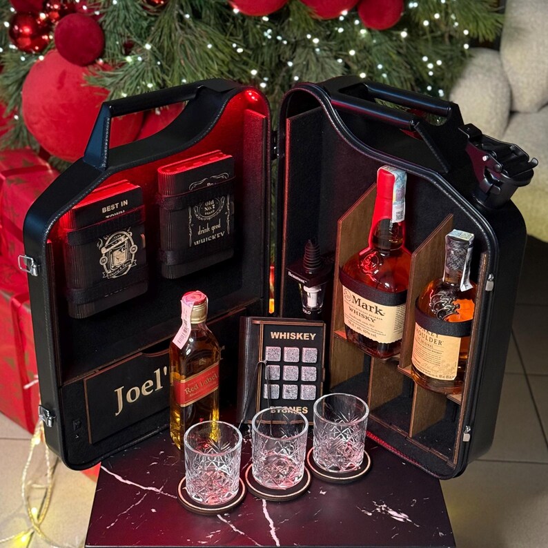 Fuel Can Whiskey Mini Bar With Dispenser, Personalized Gift for Him - Etsy