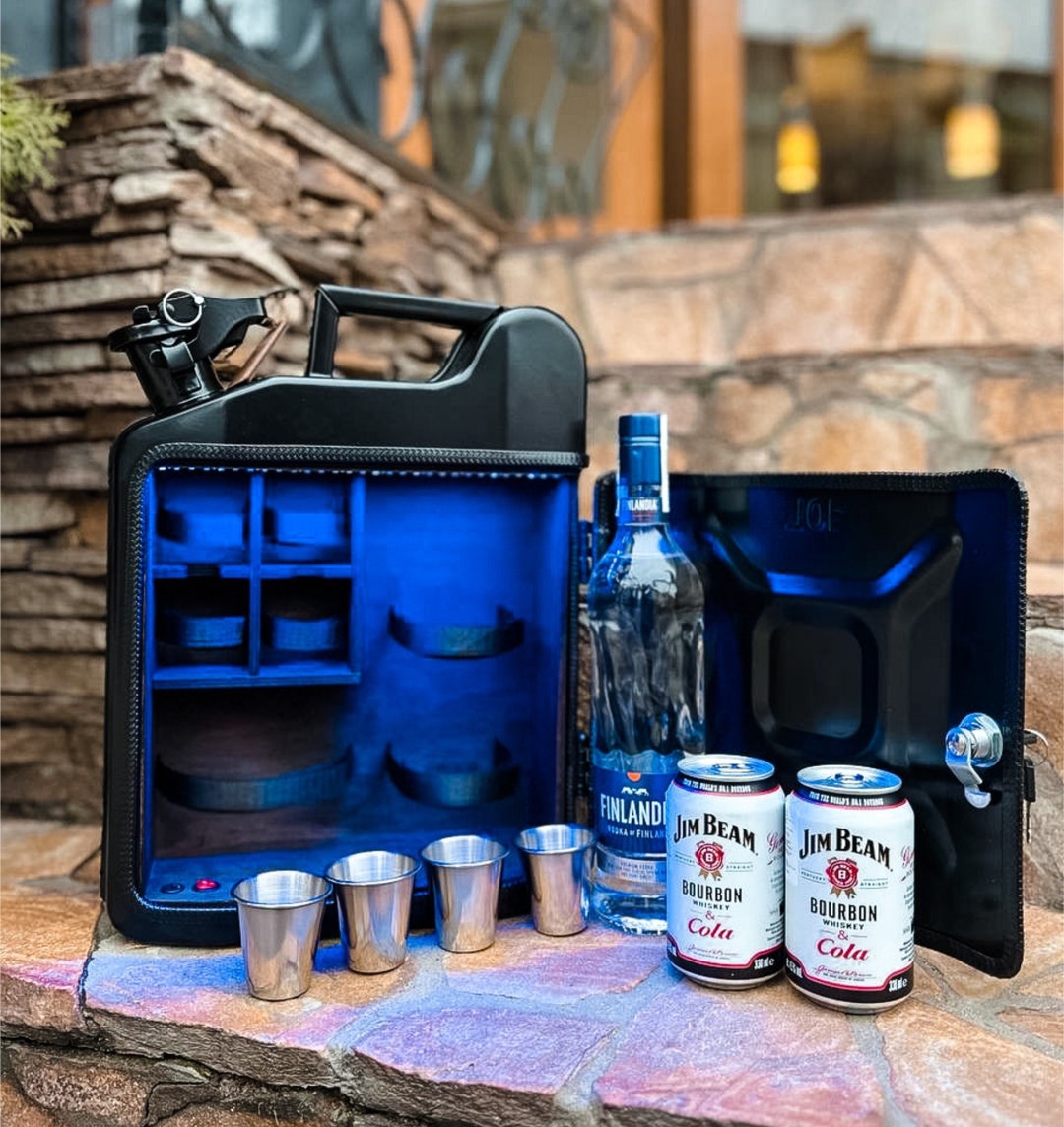 10 L Jerry Can Mini Bar Personalized Mini Bar for Home Interior Decor ...