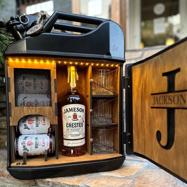 Alcohol Canister Set - Etsy