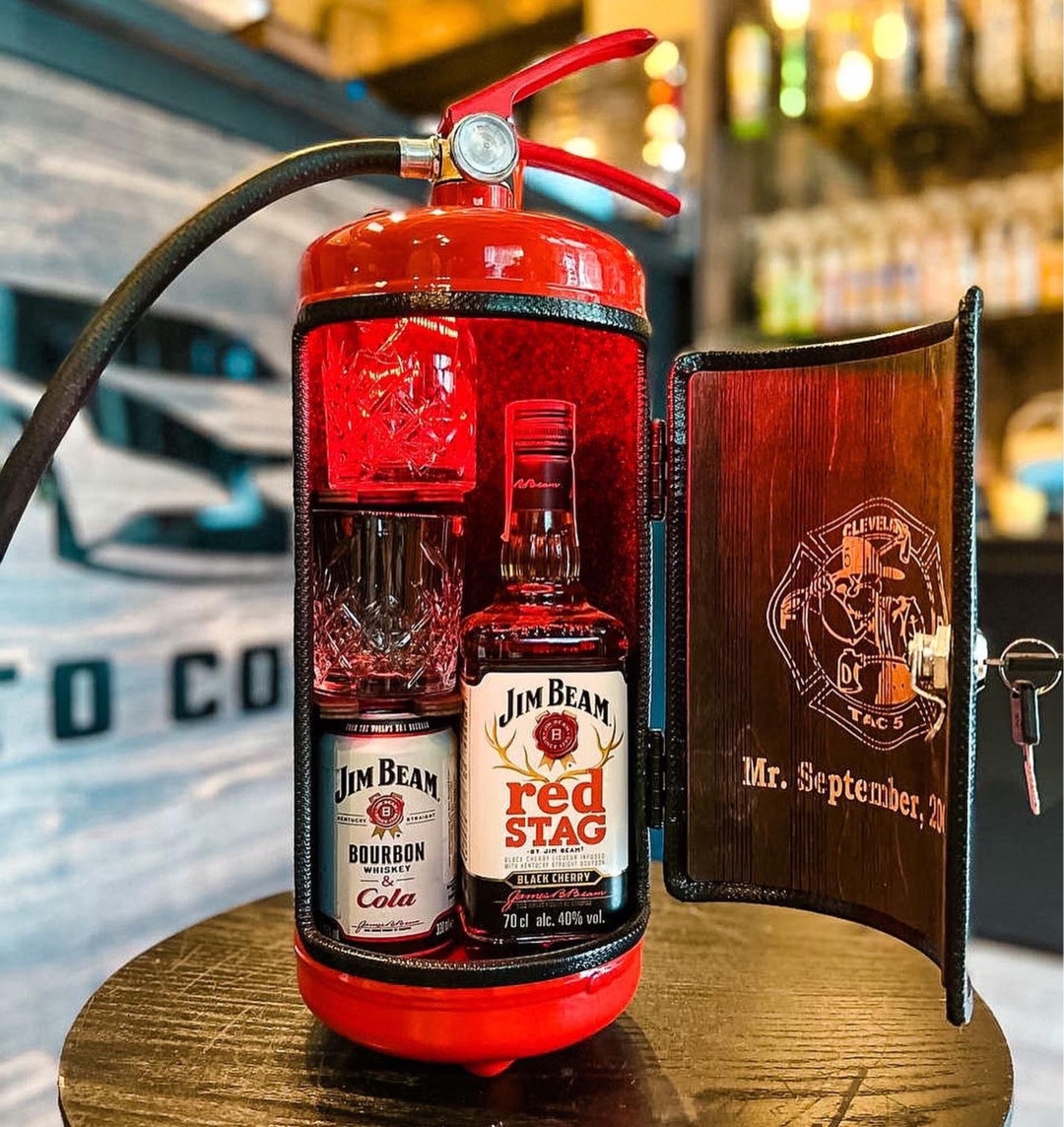 Fire Extinguisher Bar With Personal Engraving, Fire Extinguisher Mini ...