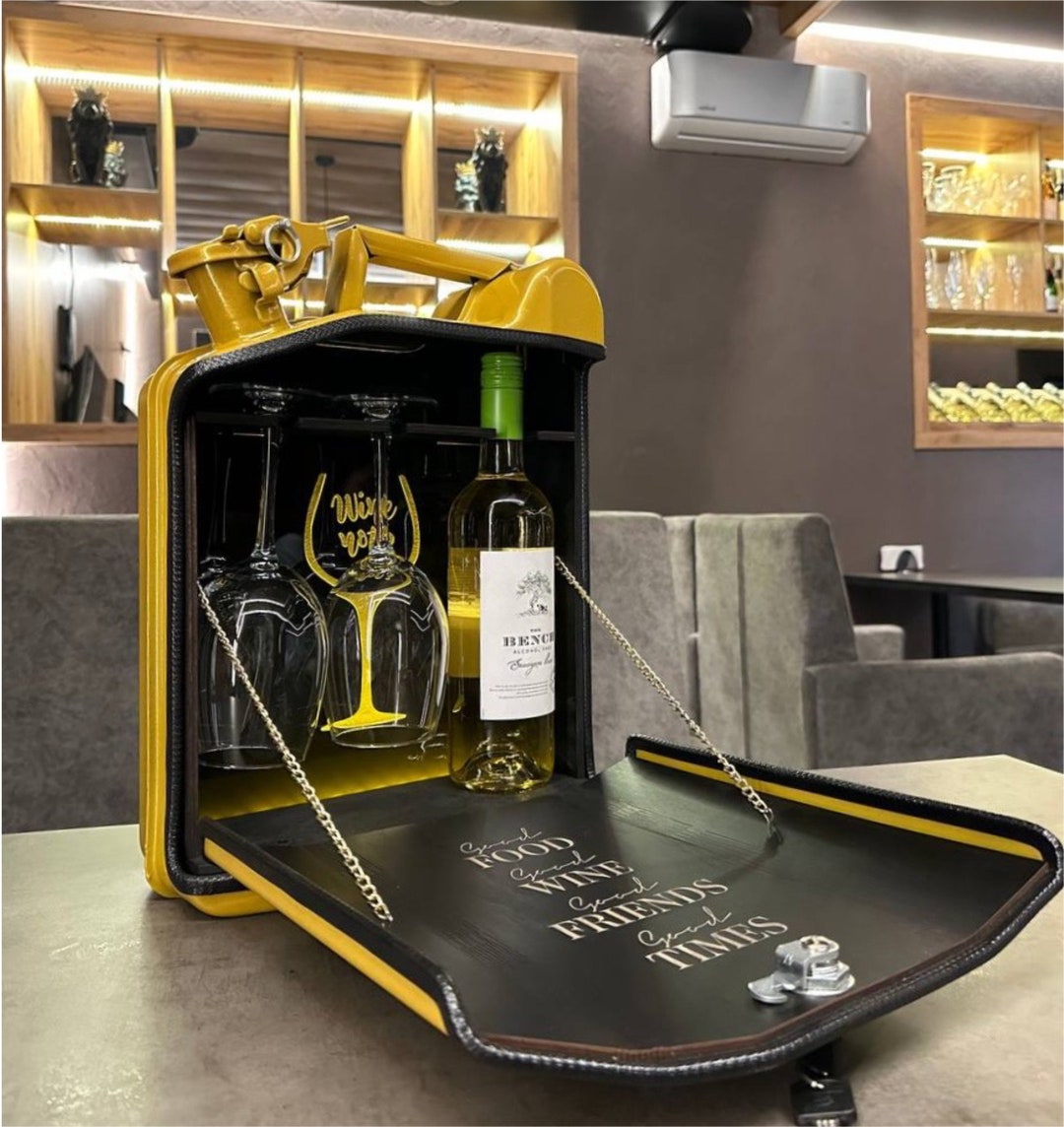 10 L Wine Mini Bar Jerry Can, Canister Mini Bar for Husband, Custom ...