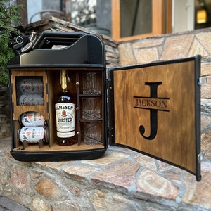 Personalized Minibar Canister Bar for Your Favorite Alcohol and Drinks ...