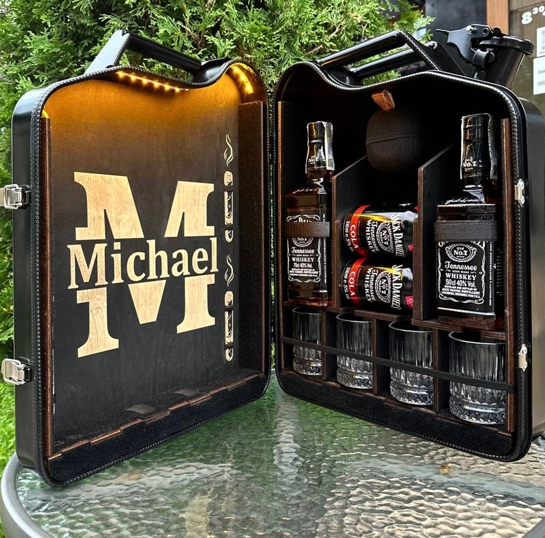 20 L Jerry Can Mini Bar, Personalized Mini Bar Canister Set, Custom ...